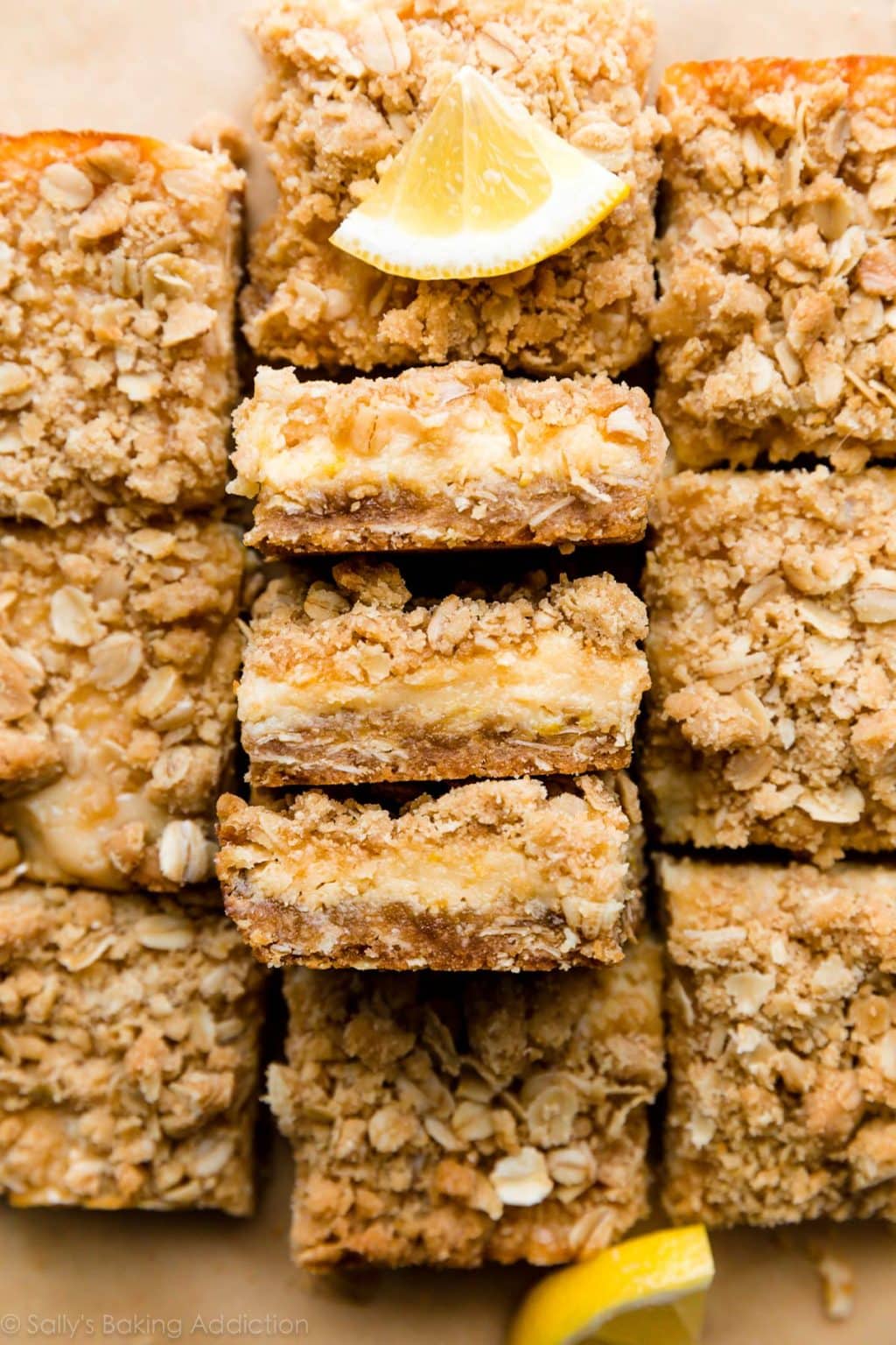 Oatmeal Lemon Crumble Bars - Sally's Baking