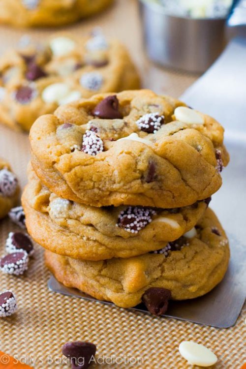 Triple Chocolate Chip Cookies - Sally's Baking Addiction
