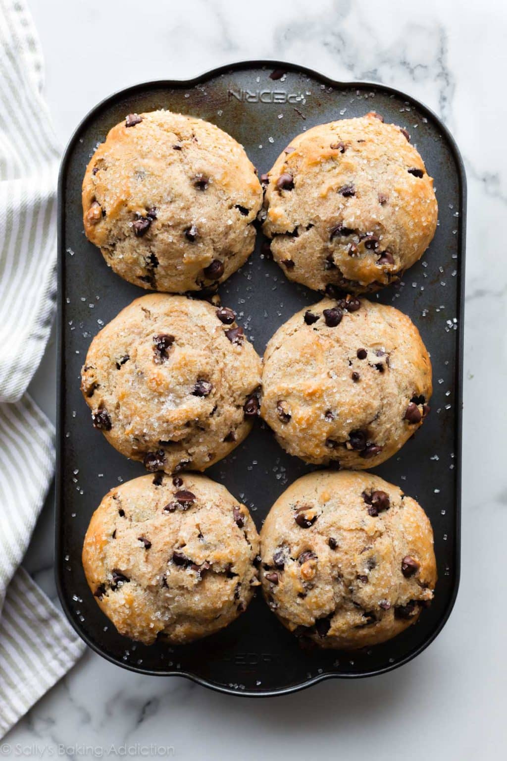 Bakery-Style Chocolate Chip Muffins - Sally's Baking