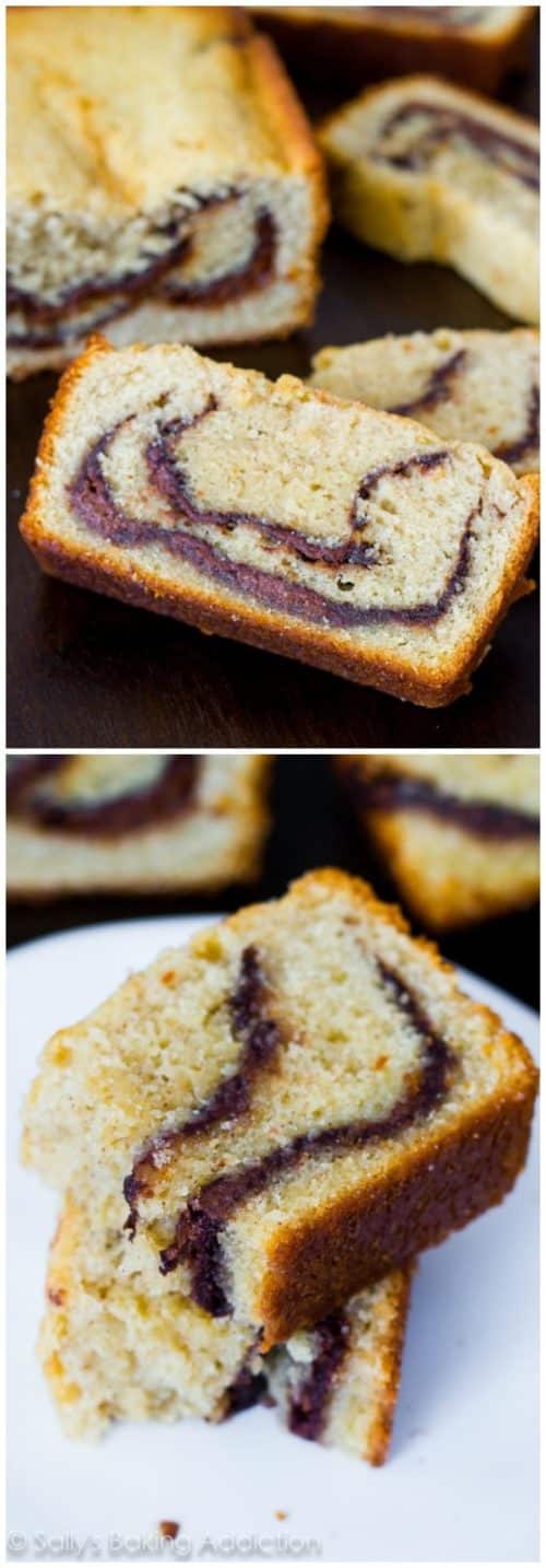 Nutella Swirl Pound Cake Sally S Baking