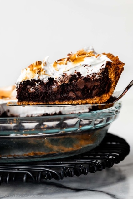 S Mores Brownie Pie Easy Recipe Sally S Baking