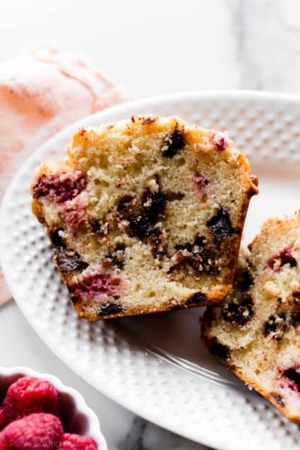 Jumbo Raspberry Chocolate Chip Muffins - Sally's Baking