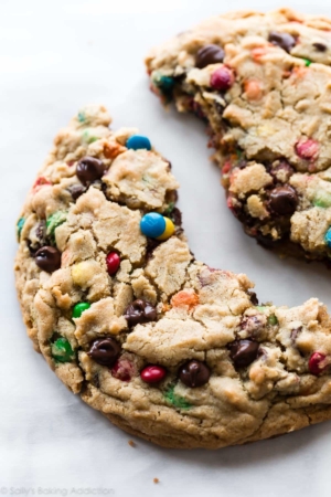 One Giant Monster M&M Cookie - Sally's Baking