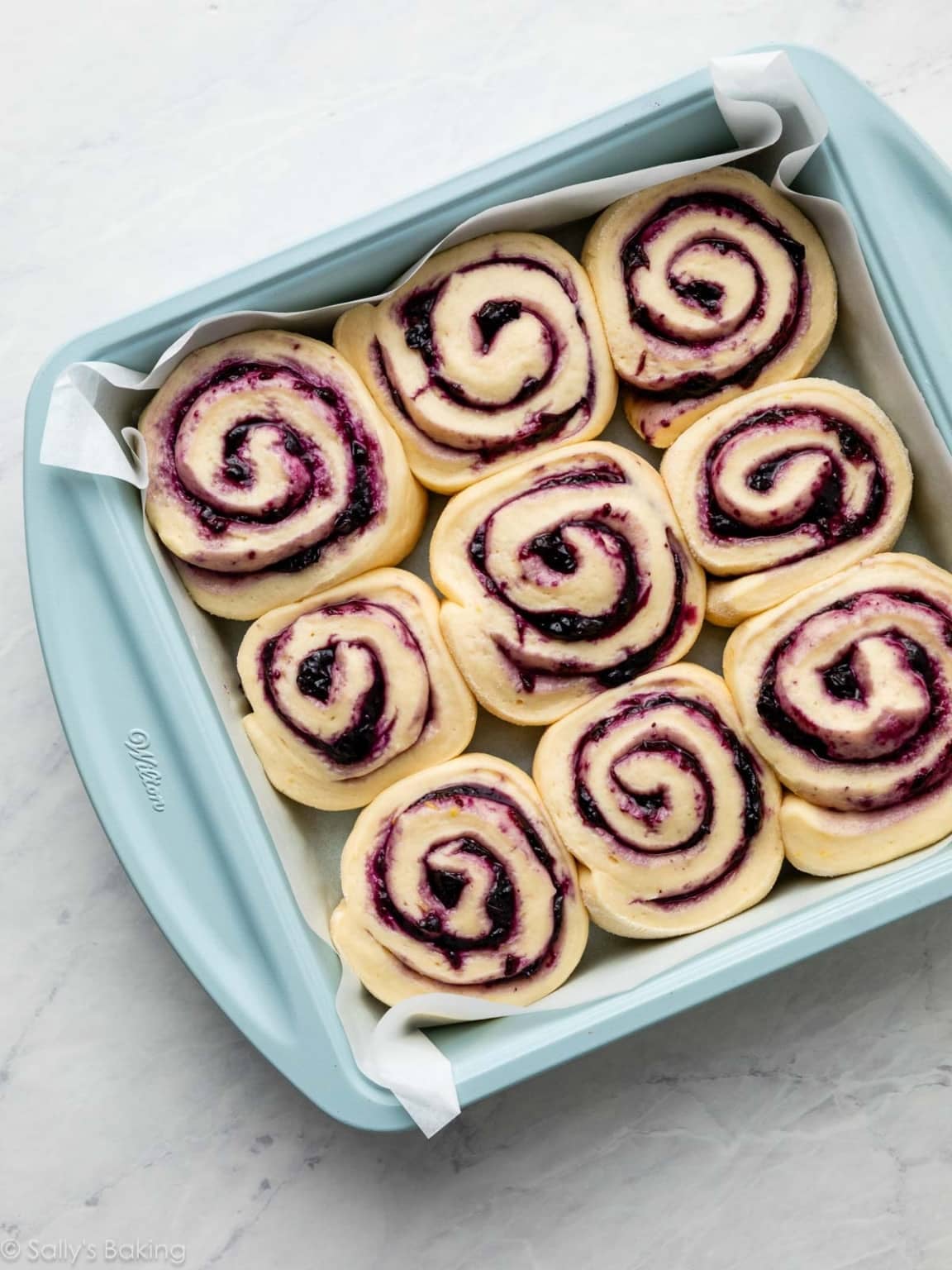 Blueberry Lemon Sweet Rolls - Sally's Baking