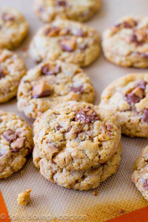 Peanut Butter Cup Oatmeal Cookies - Sally's Baking