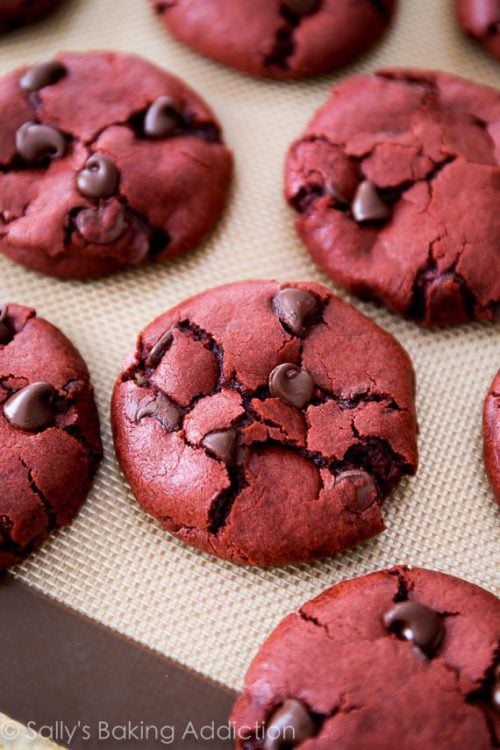Red Velvet Chocolate Chip Cookies - Sally's Baking Addiction