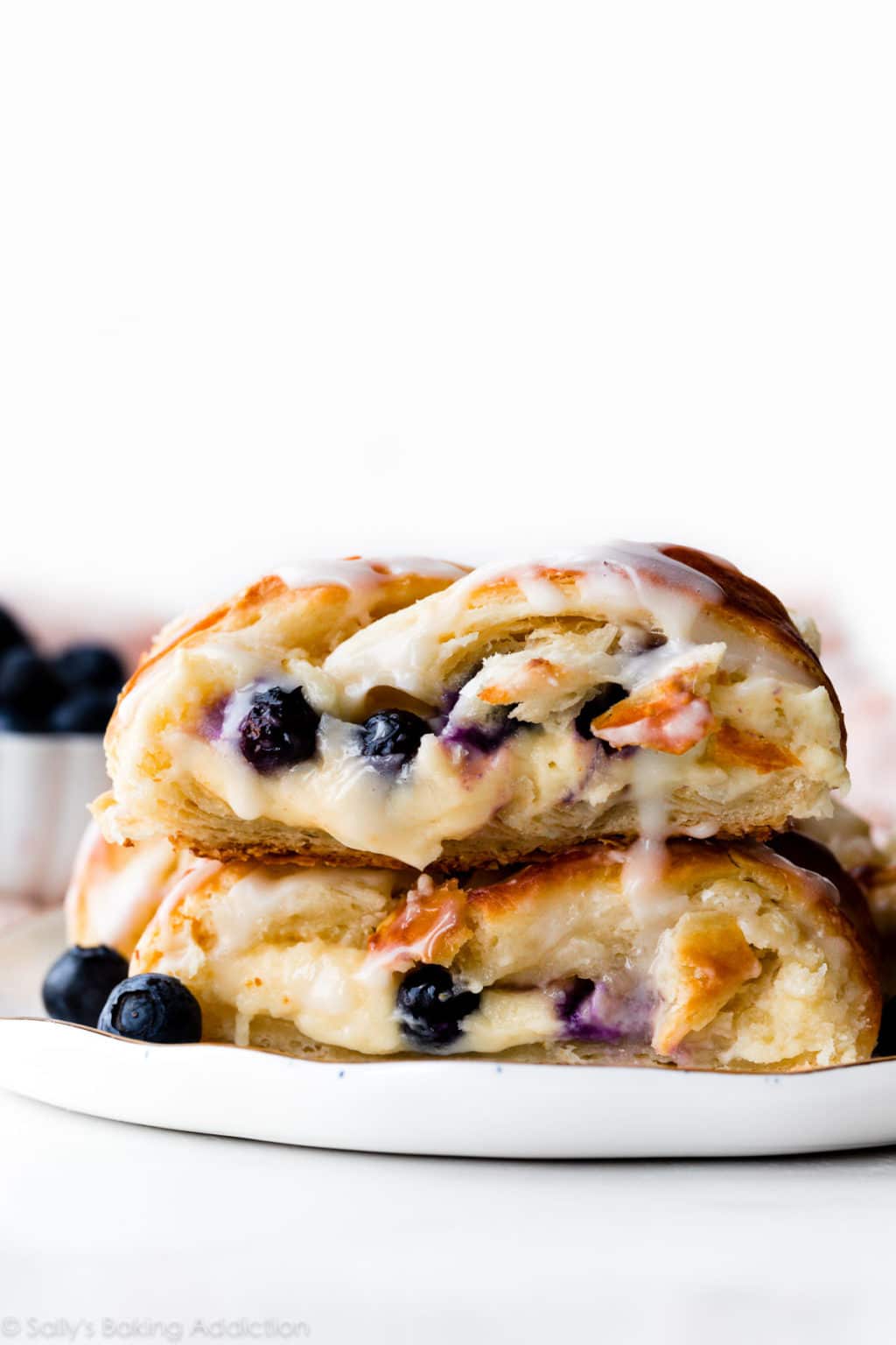 Blueberry Cream Cheese Pastry Braid - Sally's Baking