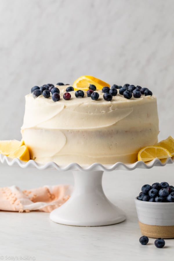 Lemon Blueberry Layer Cake - Sally's Baking