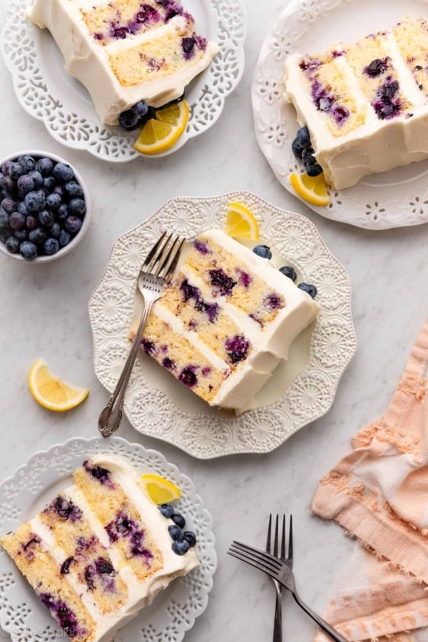 Lemon Blueberry Layer Cake - Sally's Baking