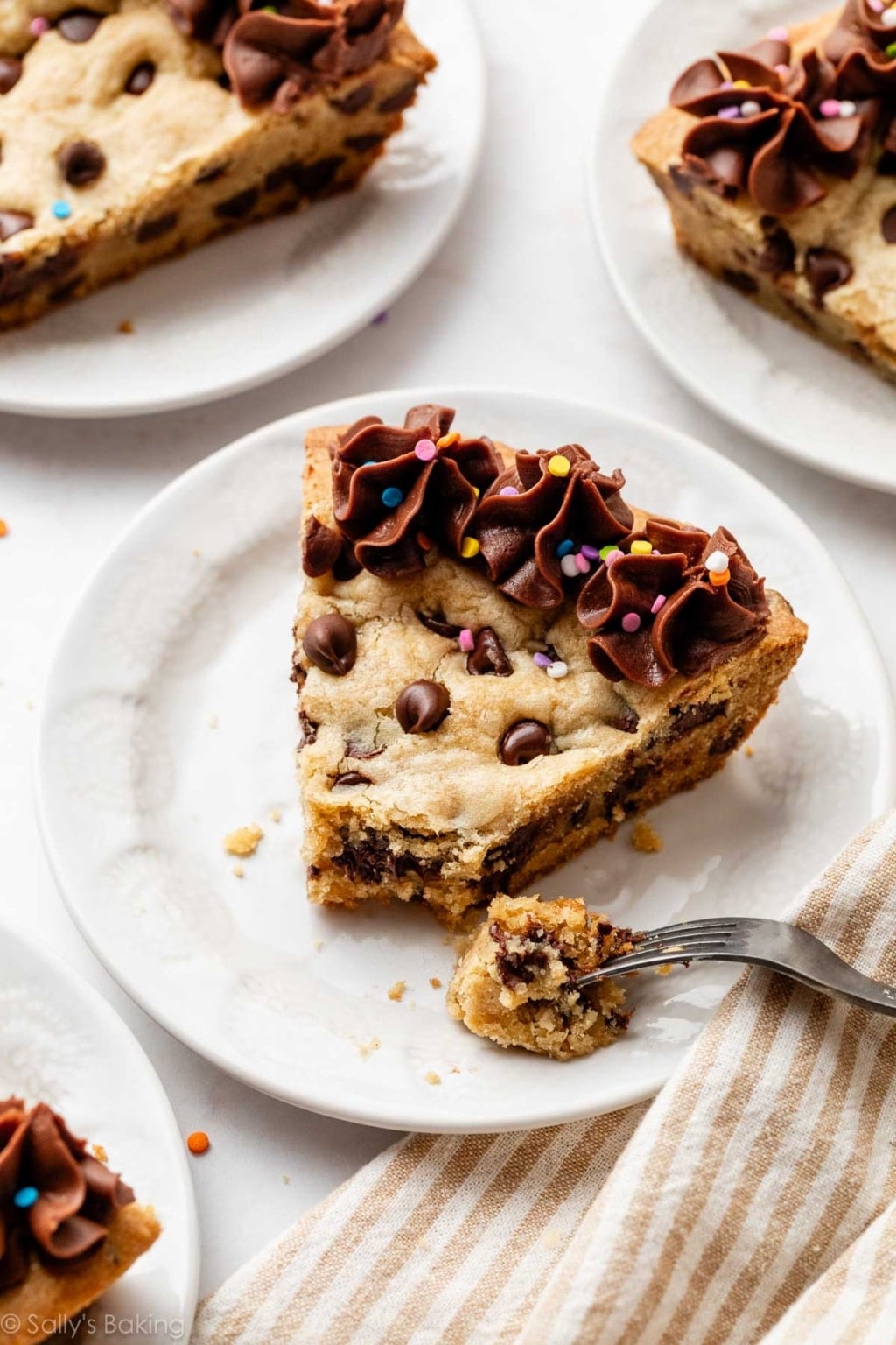 Chocolate Chip Cookie Cake - Sally's Baking
