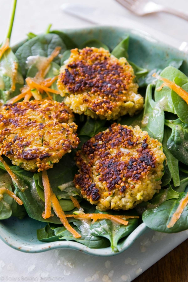 Crispy Quinoa Patties - Sally's Baking