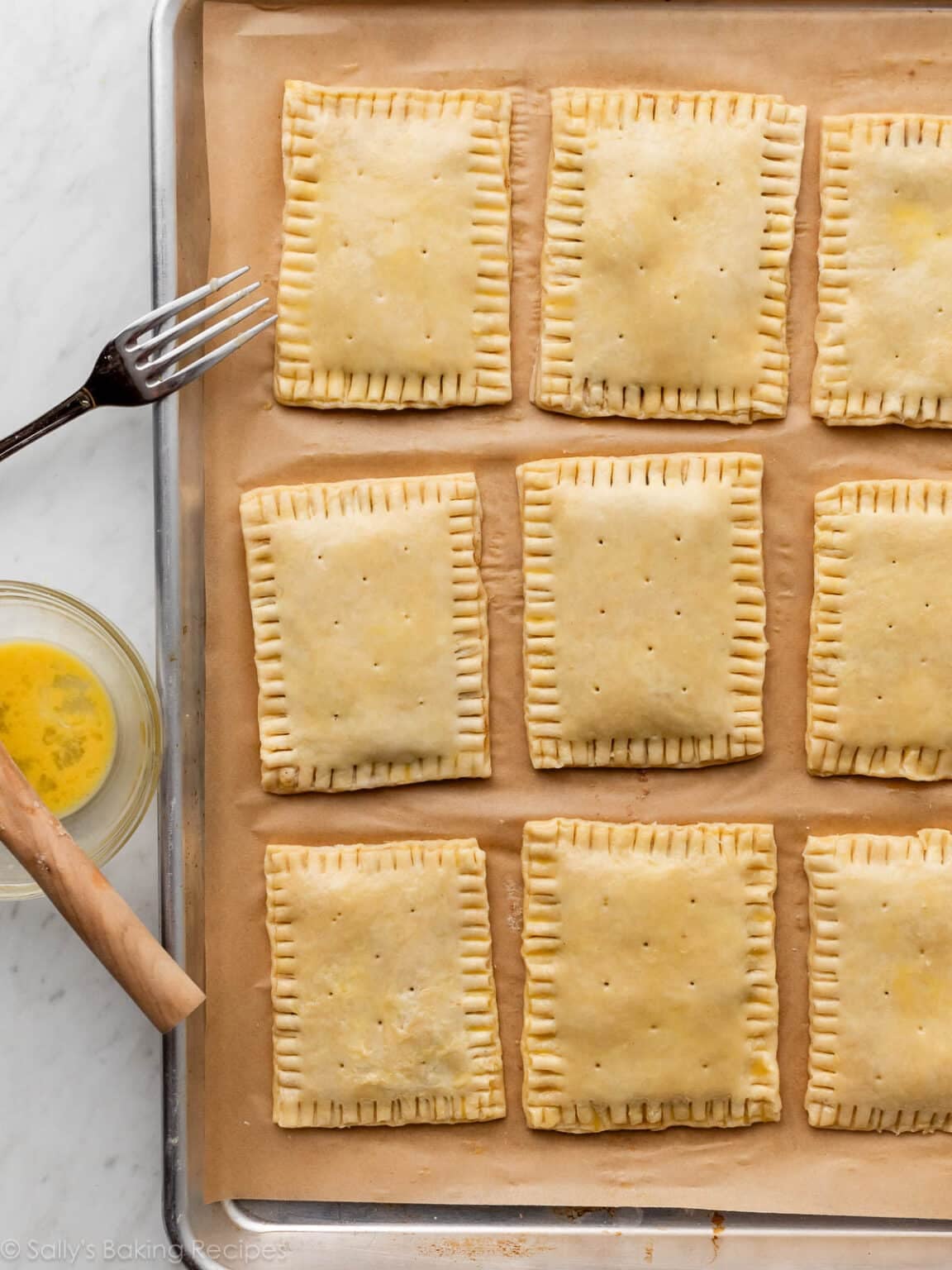 Homemade Frosted Brown Sugar Cinnamon Pop Tarts - Sally's Baking