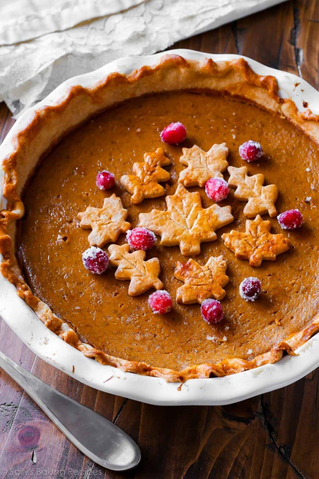 The Great Pumpkin Pie Recipe - Sally's Baking