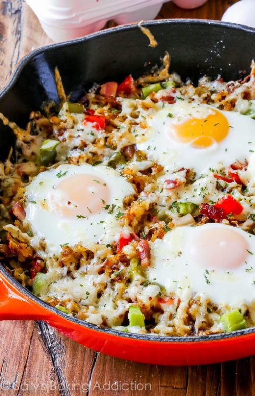 Crispy Hash Brown Breakfast Skillet - Sally's Baking
