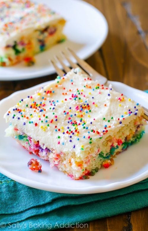Sprinkle Sheet Cake - Sally's Baking