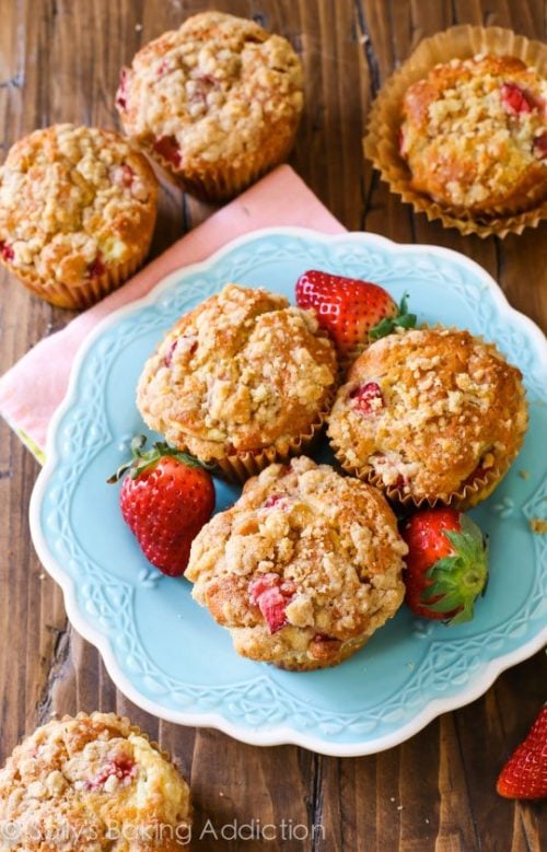 Strawberry Cheesecake Muffins - Sally's Baking