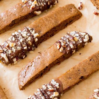 Mocha Chip Biscotti - Sally's Baking