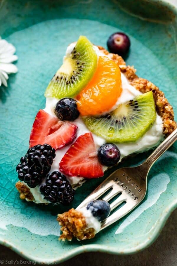 No-Bake Greek Yogurt Fruit Tart - Sally's Baking