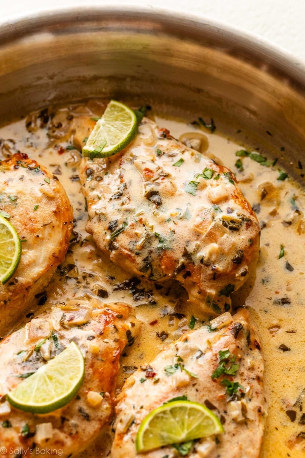 Creamy Lemon Thyme Chicken (Very Easy!) - Sally's Baking