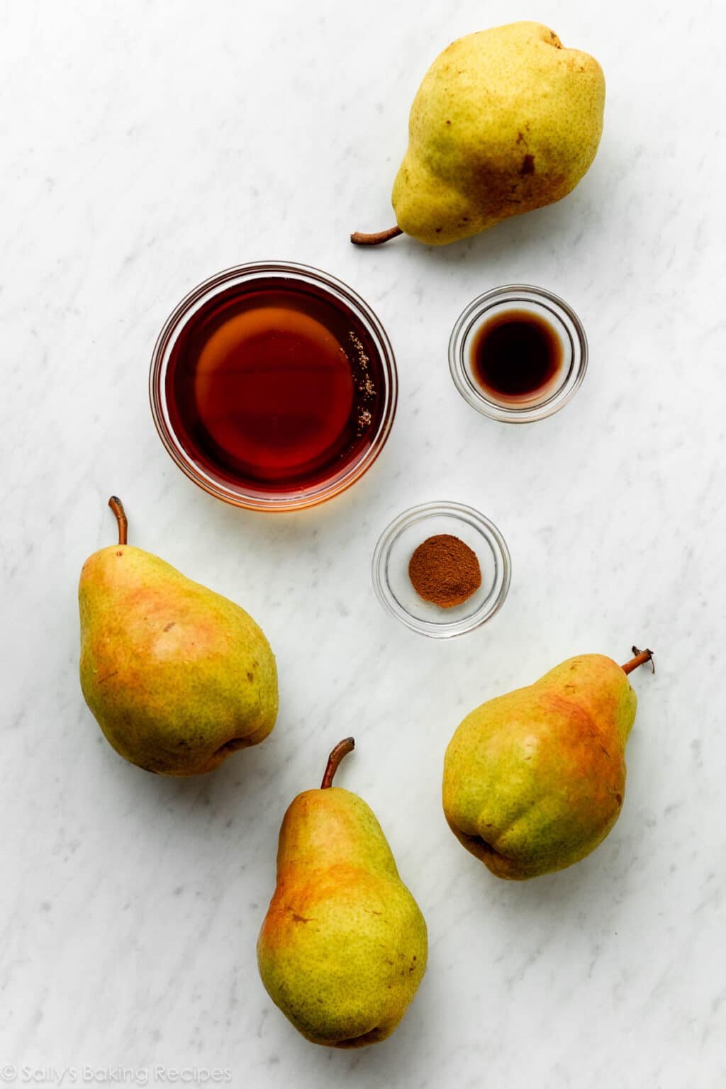 Easy Maple Baked Pears - Sally's Baking