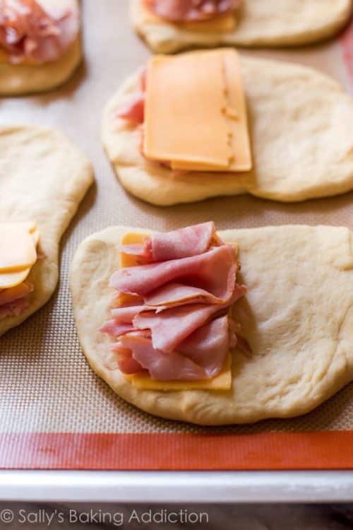 Homemade Ham & Cheese Pockets