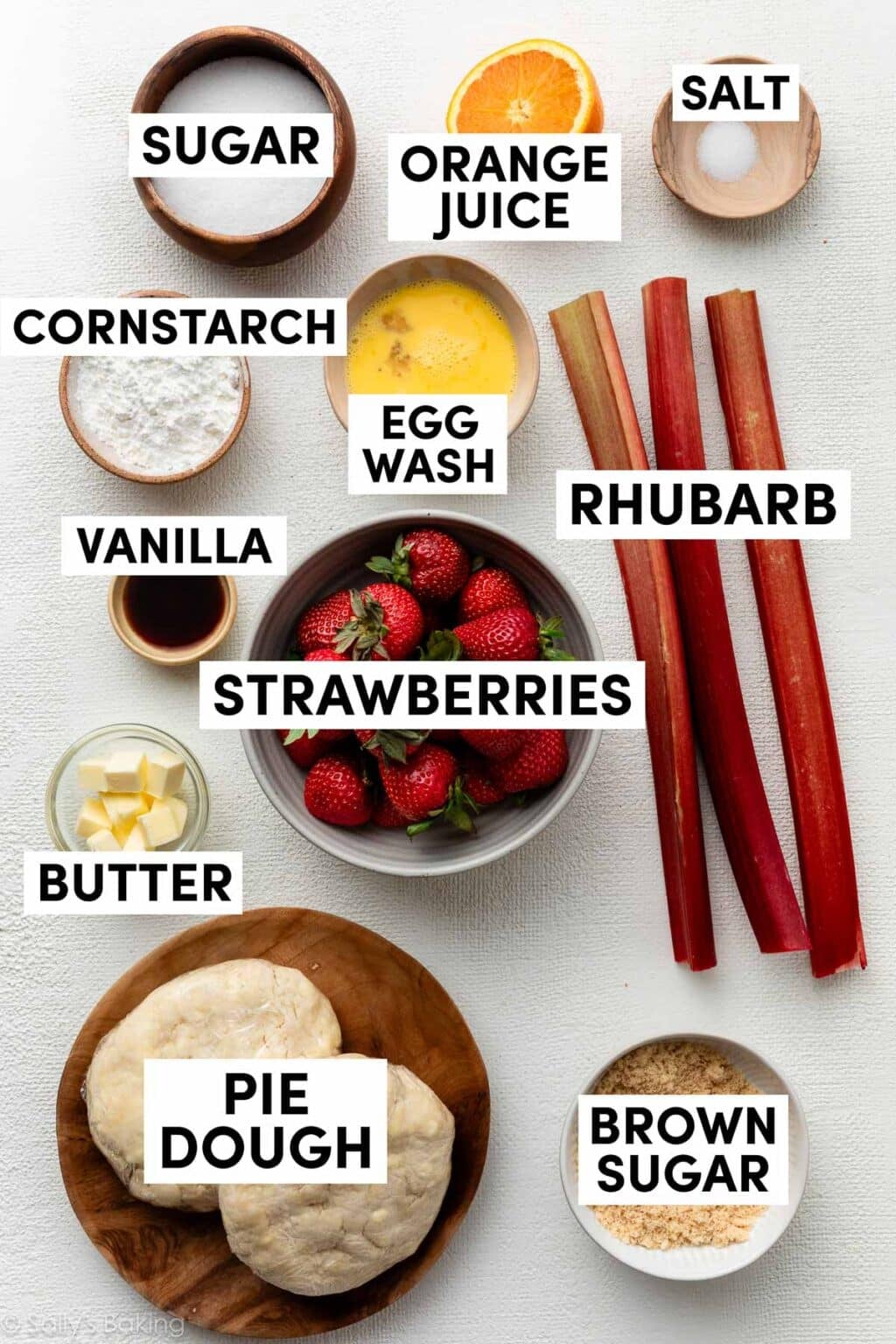 Strawberry Rhubarb Pie (That Sets!) - Sally's Baking
