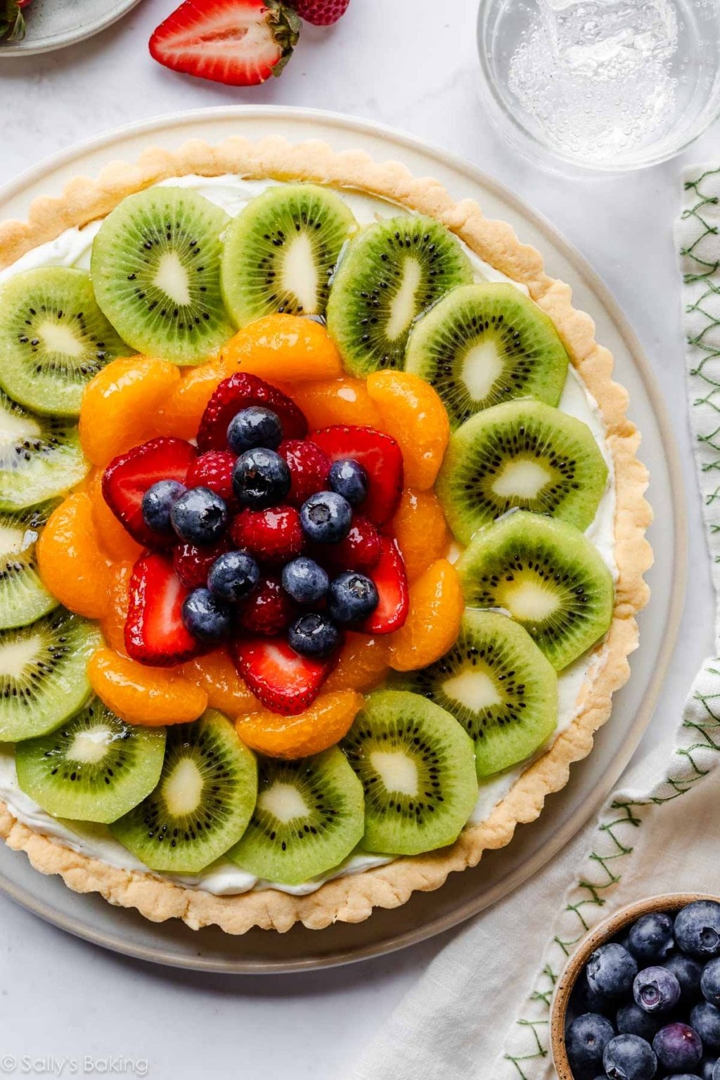 Fresh Fruit Tart with Vanilla Mascarpone Cream - Sally's Baking