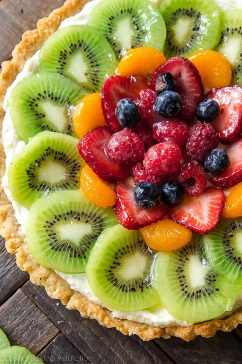 Fresh Fruit Tart with Vanilla Mascarpone Cream - Sally's Baking Addiction