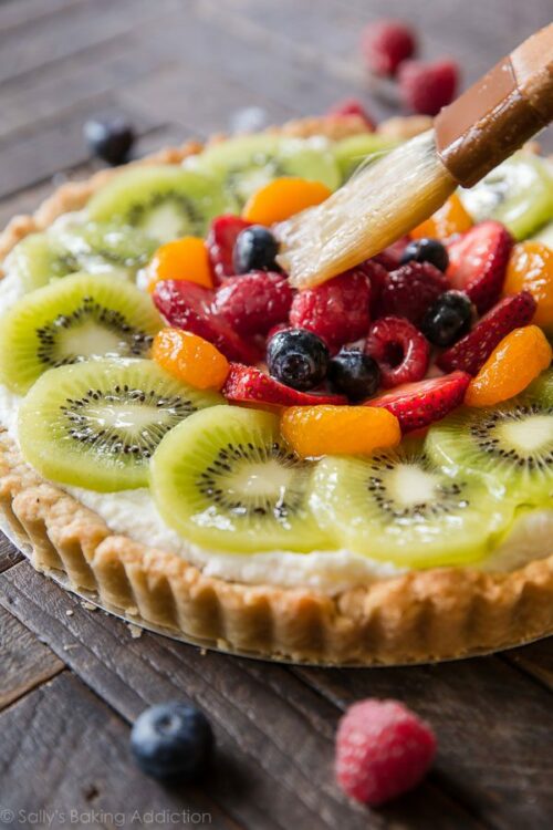 Fresh Fruit Tart with Vanilla Mascarpone Cream - Sally's Baking Addiction