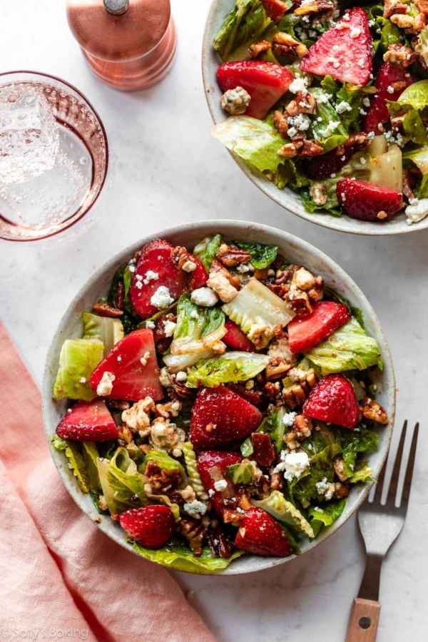 The Strawberry Bacon Salad Everyone Asks Me For - Sally's Baking