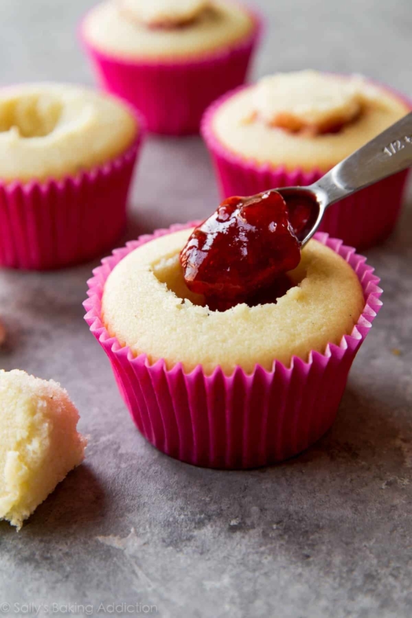 Peanut Butter & Jelly Cupcakes - Sally's Baking