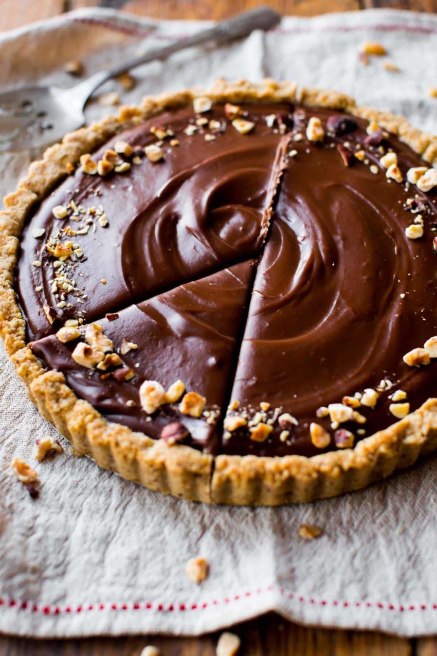 Nutella Tart with Toasted Hazelnut Crust - Sally's Baking