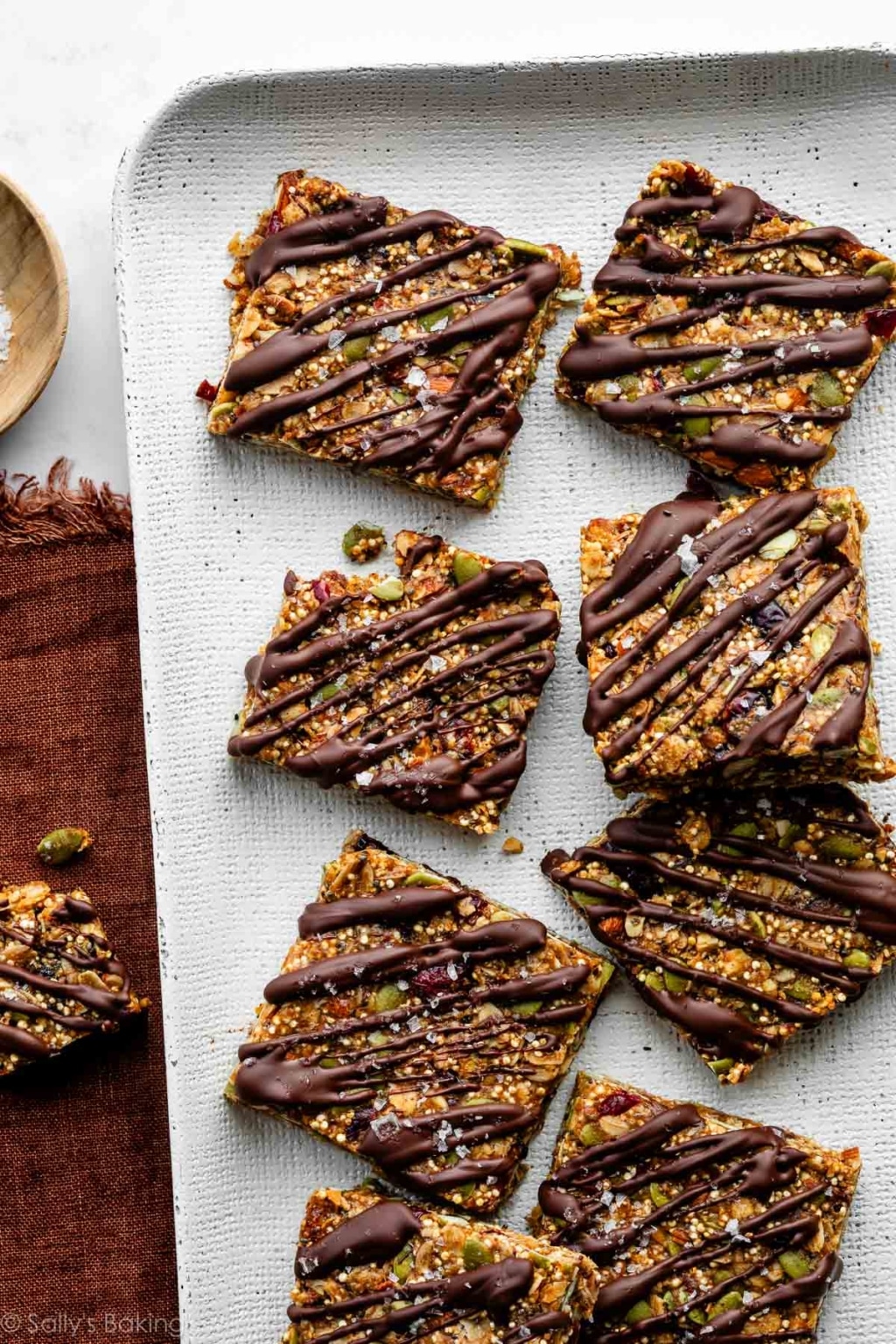Salted Quinoa Granola Bars - Sally's Baking - Street Food Spectacle