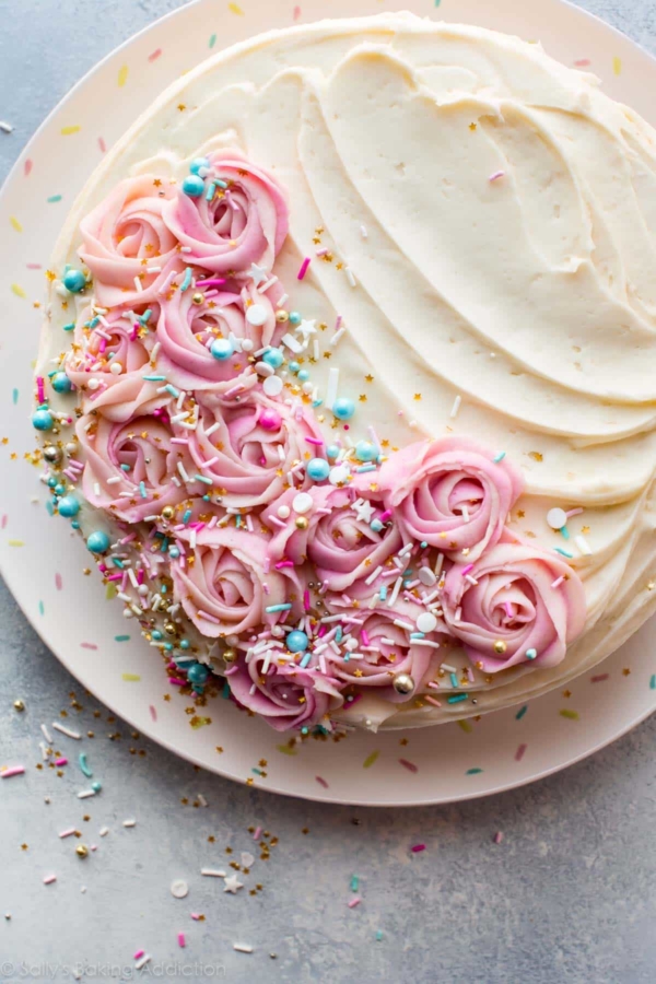 How to Pipe a Two-Toned Frosting Rose - Sally's Baking
