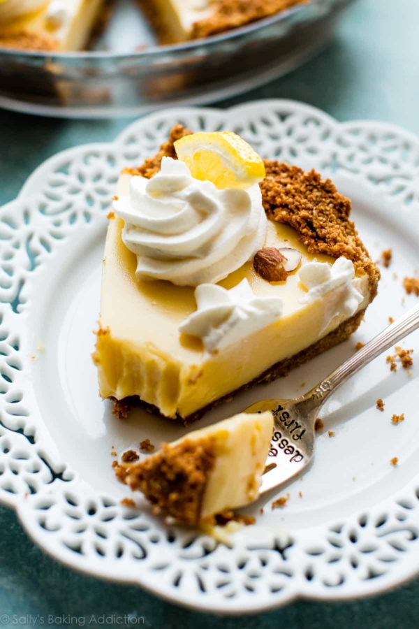 Creamy Lemon Pie - Sally's Baking