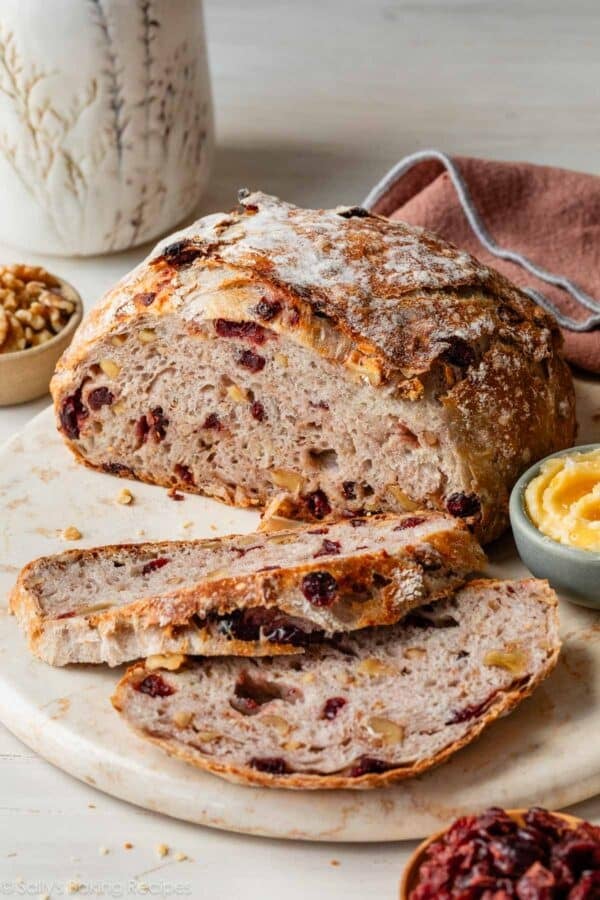 Crusty Cranberry Nut No-Knead Bread - EMSEKFLOL.COM