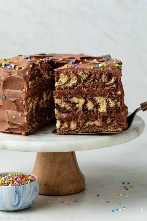 Zebra Cake - Sally's Baking