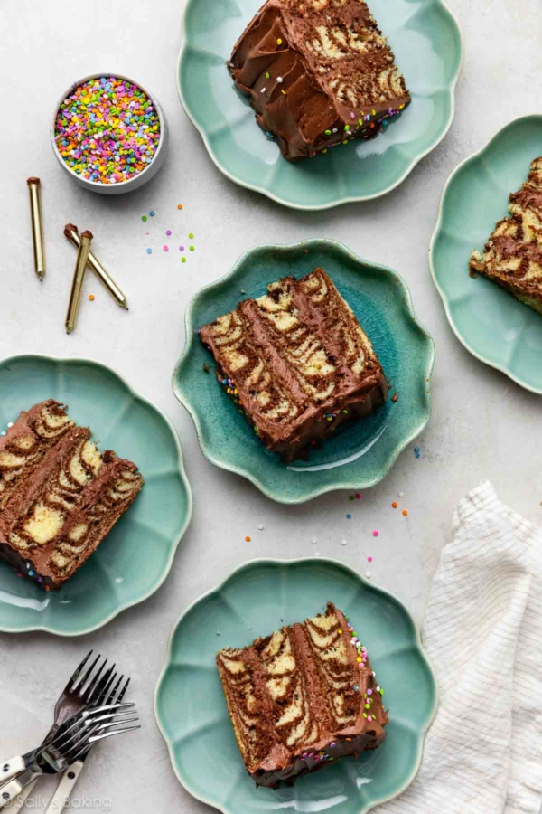 Zebra Cake - Sally's Baking