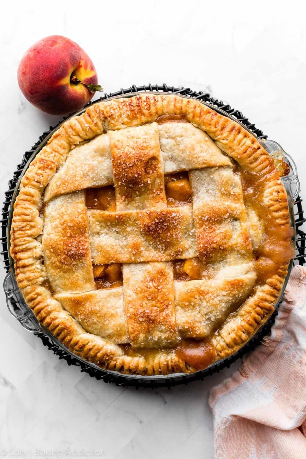 Perfect Peach Pie Recipe - Sally's Baking
