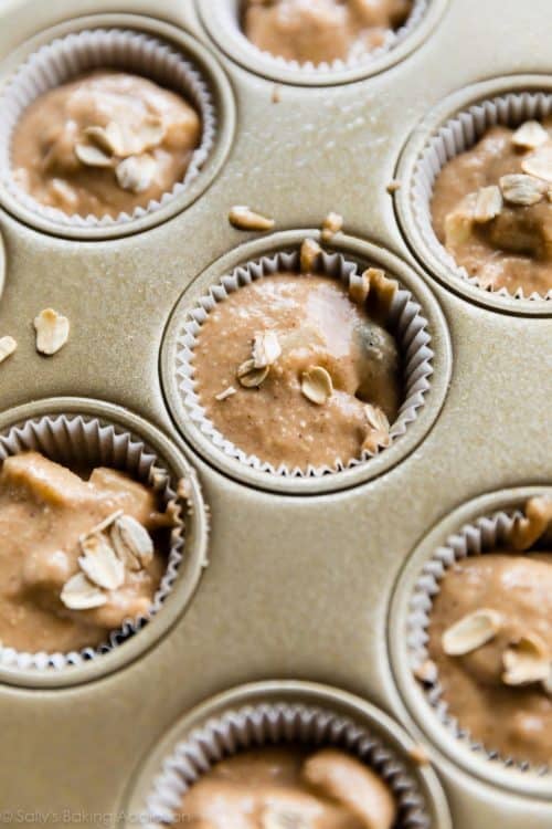Baby Apple Banana Oat Muffins - Sally's Baking