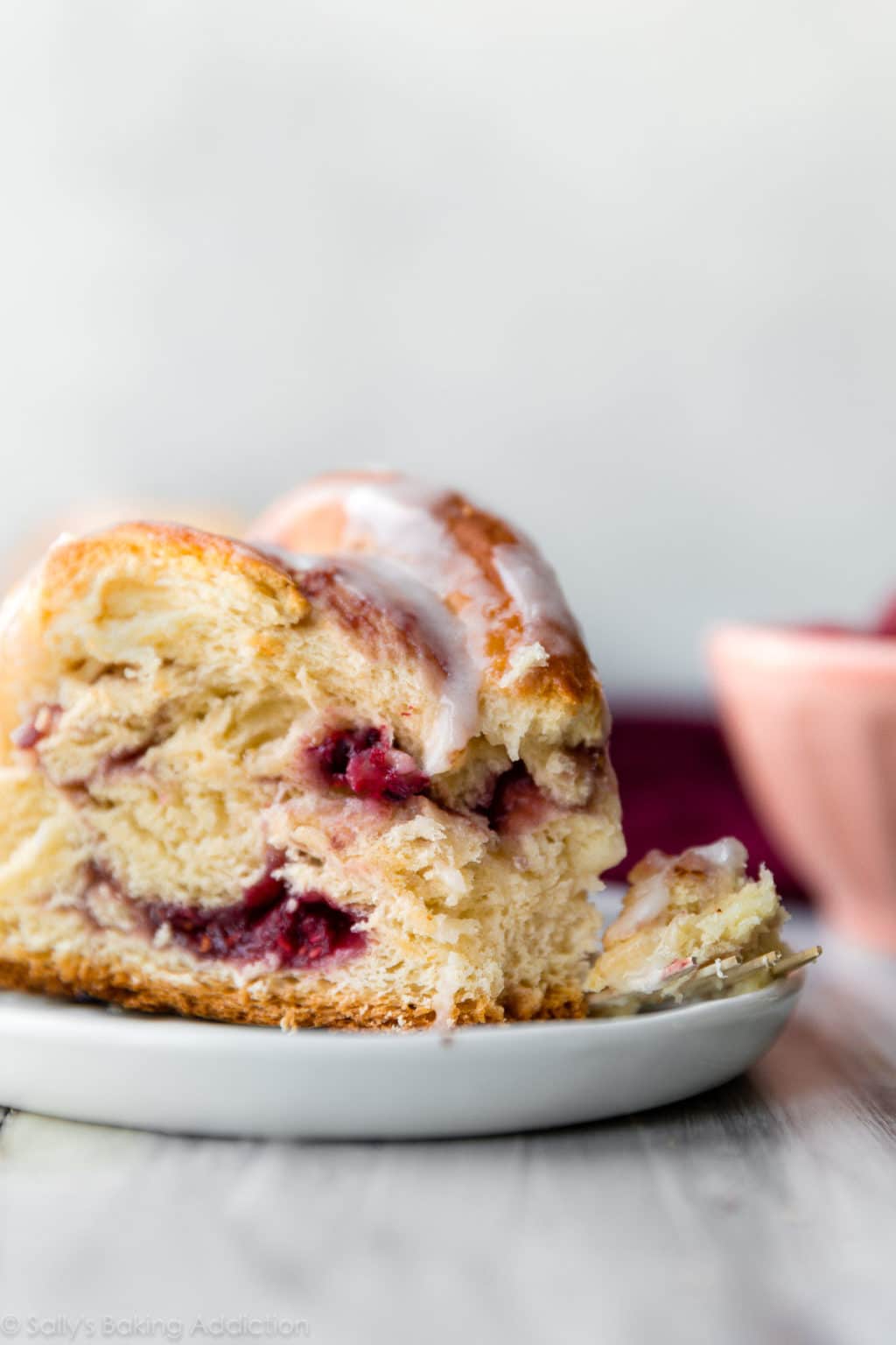 Raspberry Twist Bread - Sally's Baking