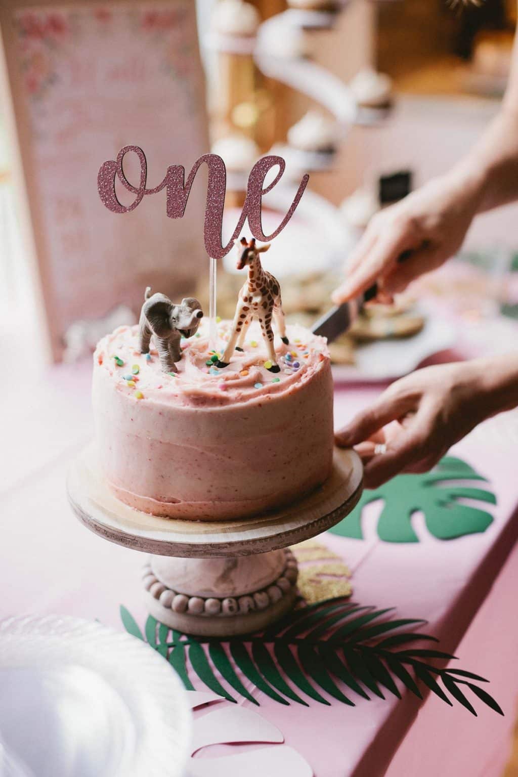 1st Birthday Cake - Sally's Baking