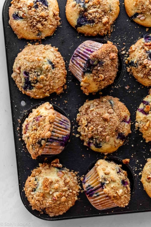 Favorite Blueberry Muffins Recipe - Sally's Baking Addiction - Ulkse