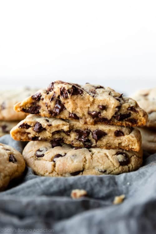 Giant Chocolate Chip Cookies (No Chilling) - Sally's Baking