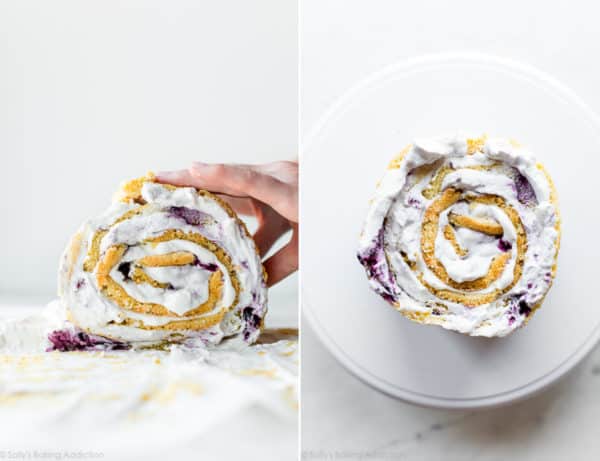 Vertical Cake (Lemon & Blueberry) - Sally's Baking