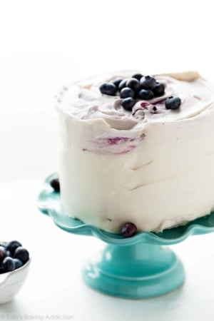 Vertical Cake (Lemon & Blueberry) - Sally's Baking