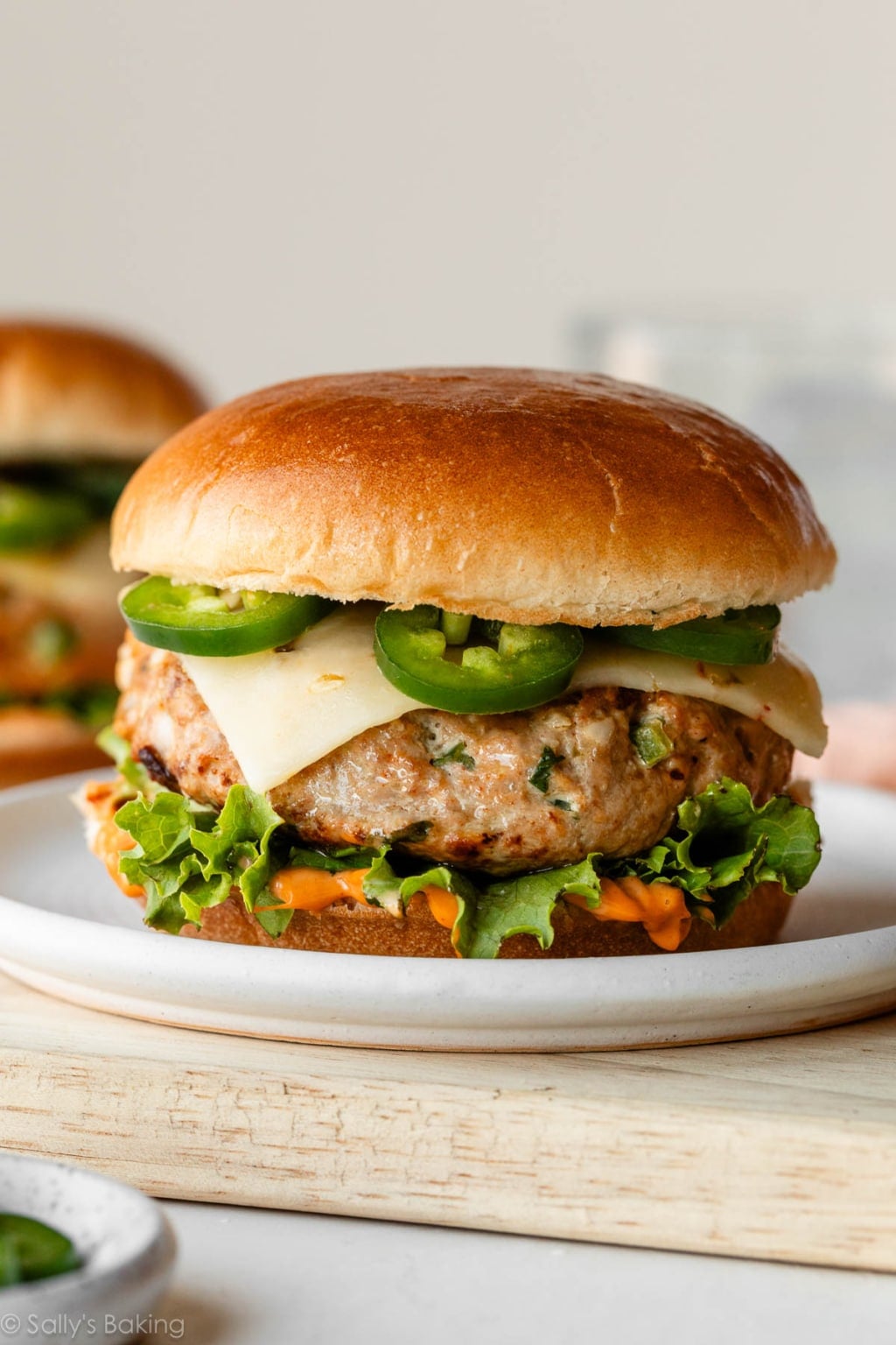 Jalapeño Pepper Jack Turkey Burgers - Sally's Baking