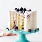 Vertical Cake (Lemon & Blueberry) - Sally's Baking