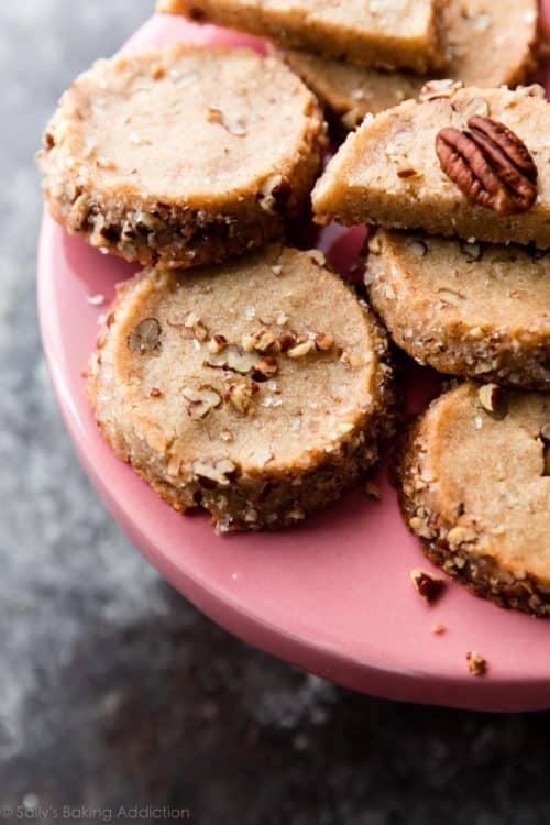 Pecan Shortbread Recipe - Sally's Baking