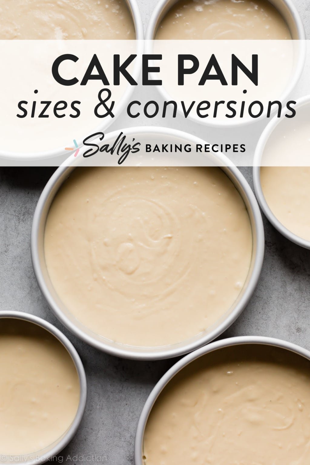 Cake Pan Sizes & Conversions - Sally's Baking